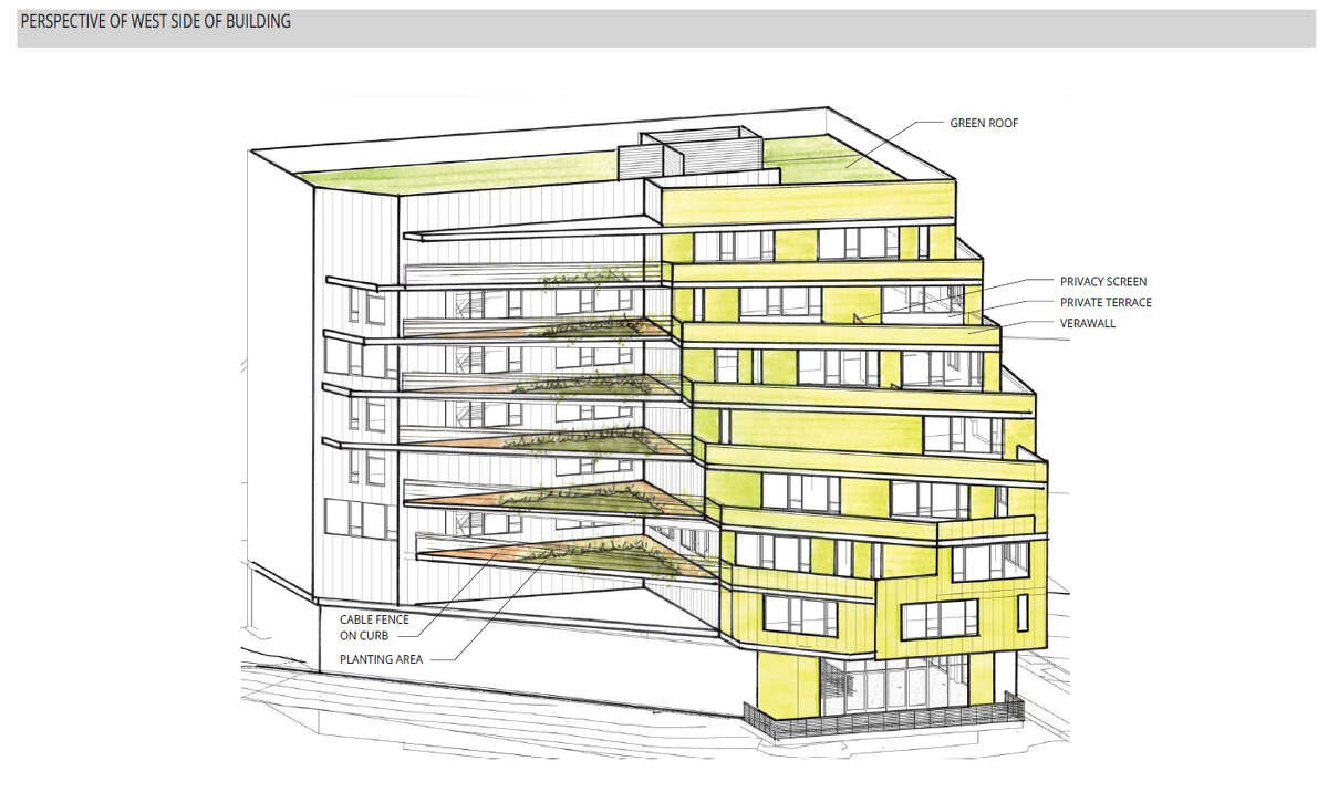 Terraced building design a standout among urban growth