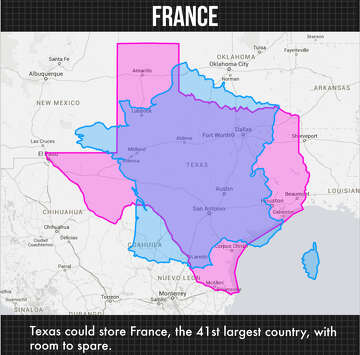 Map shows surprising number of countries that will fit inside Texas