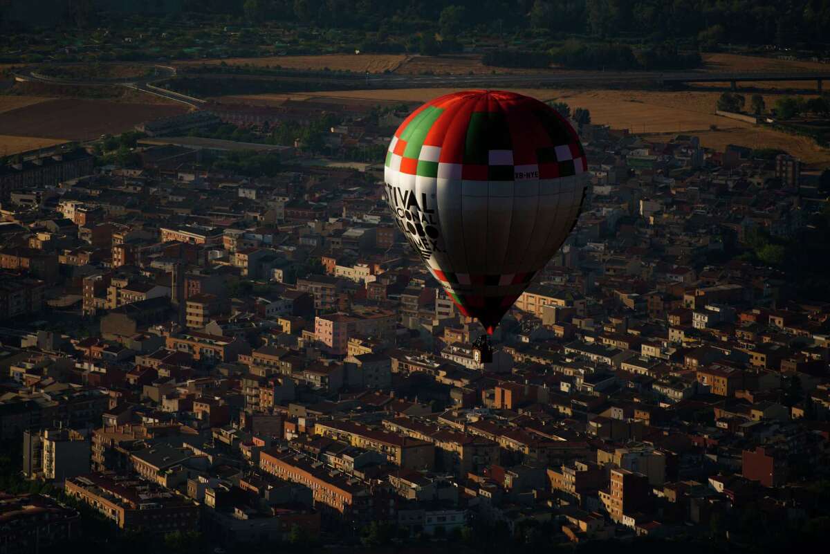 Hot air balloons take over the skies for European festival