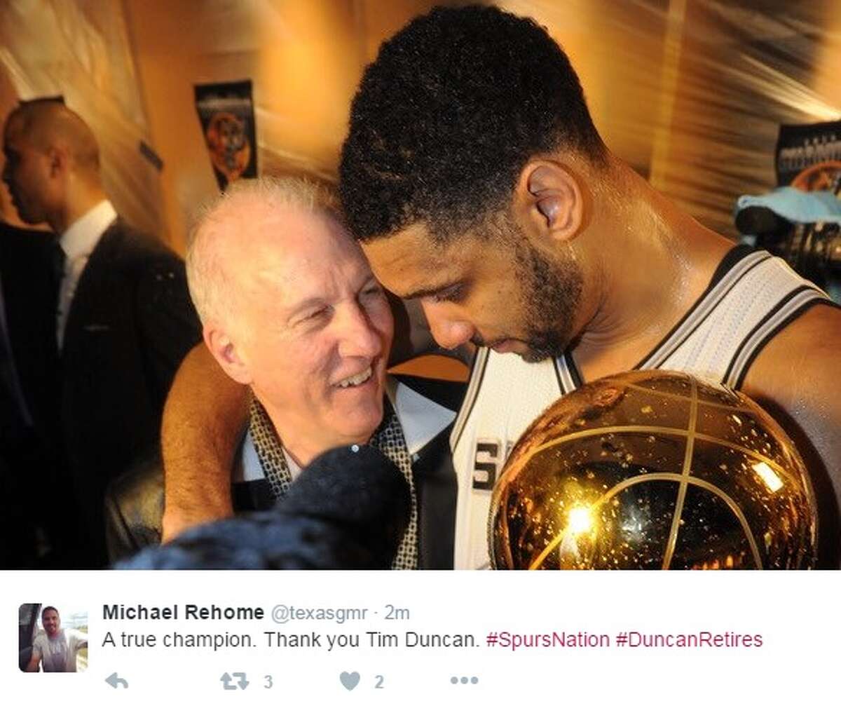 San Antonio Spurs’ Tim Duncan retires after 19-year career