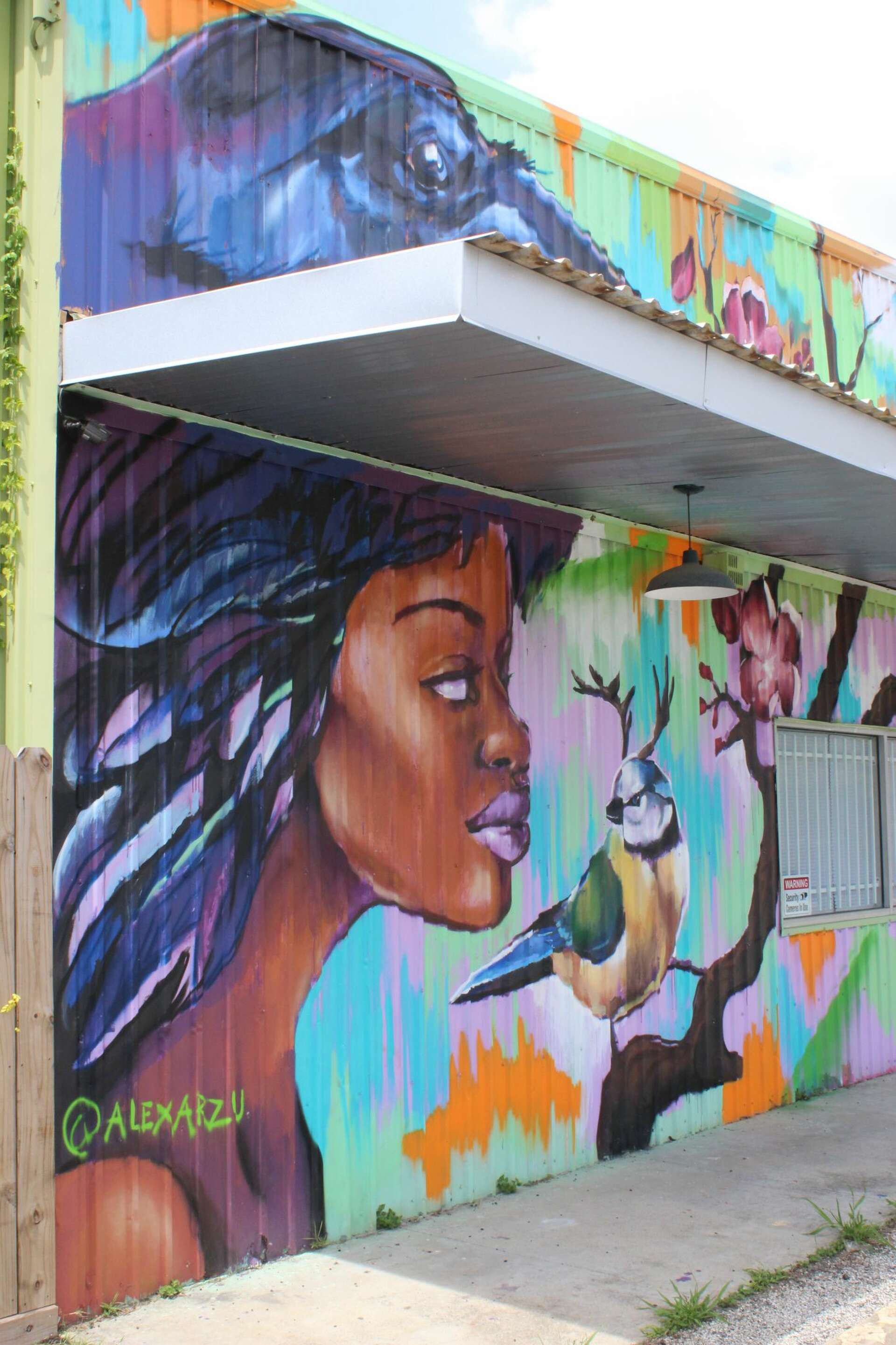 Houston's "BE SOMEONE" graffiti turned into stunning light show