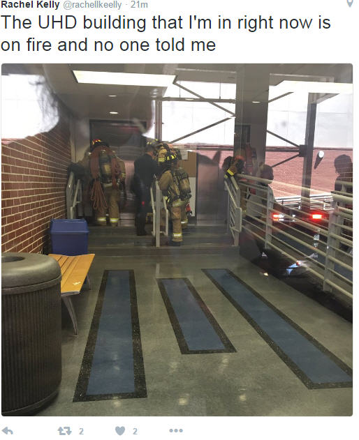 Small fire reported in University of Houston-Downtown building