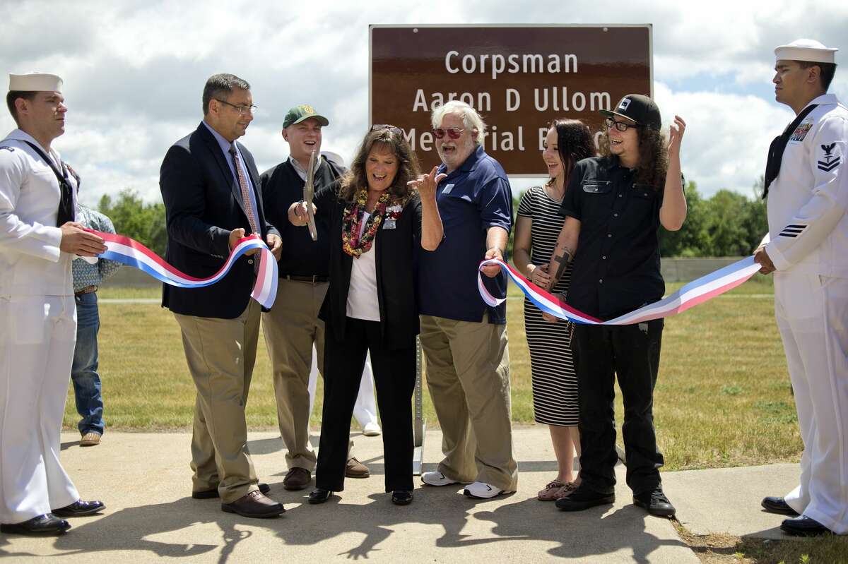 Corpsman Aaron D Ullom Memorial Bridge dedication