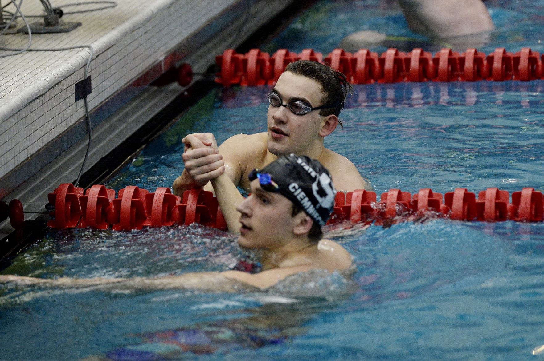 Mork repeats as state champion in 2 events as Dow swim team takes 6th ...