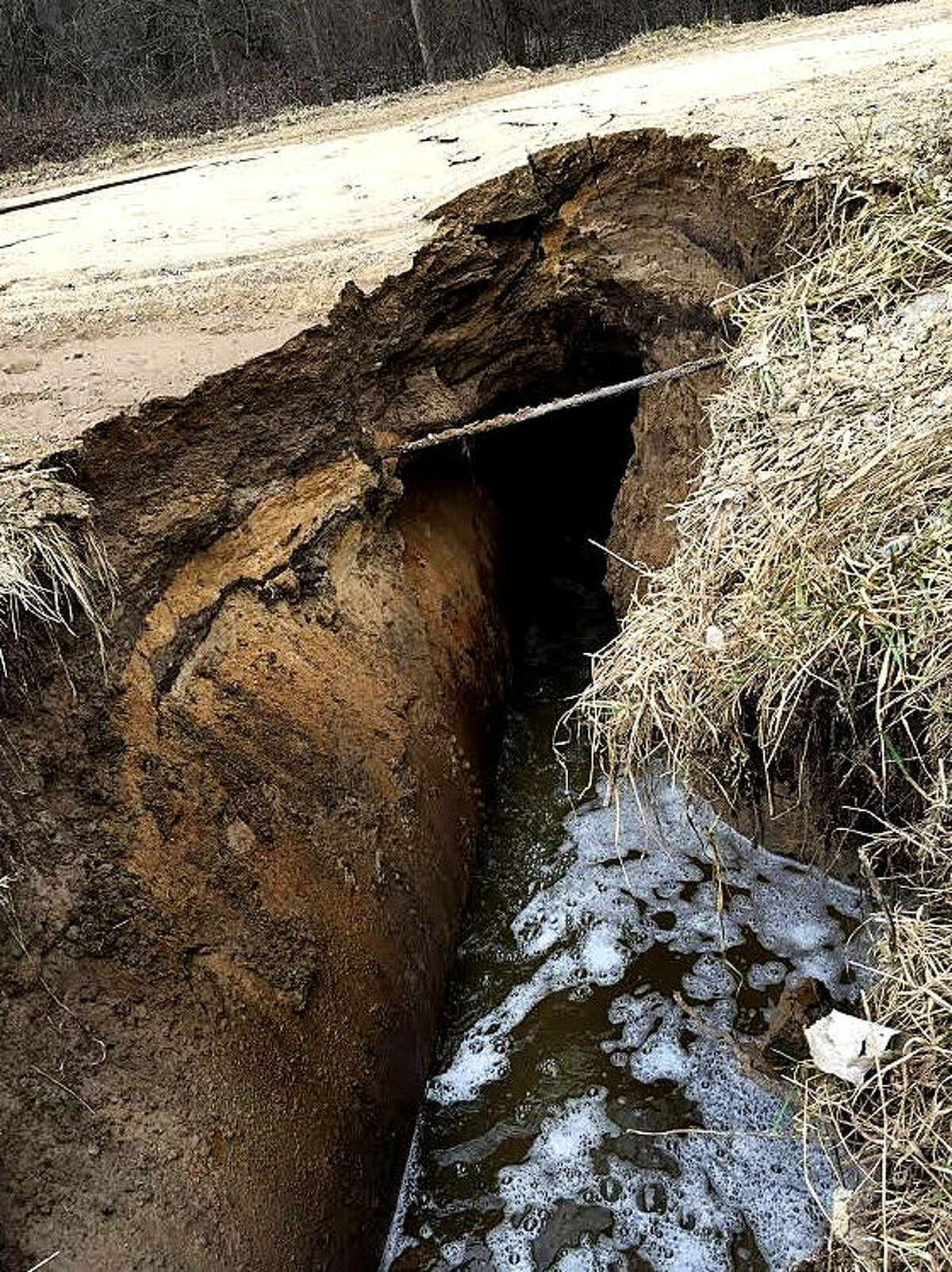 Two county roads closed after washout, culvert failure