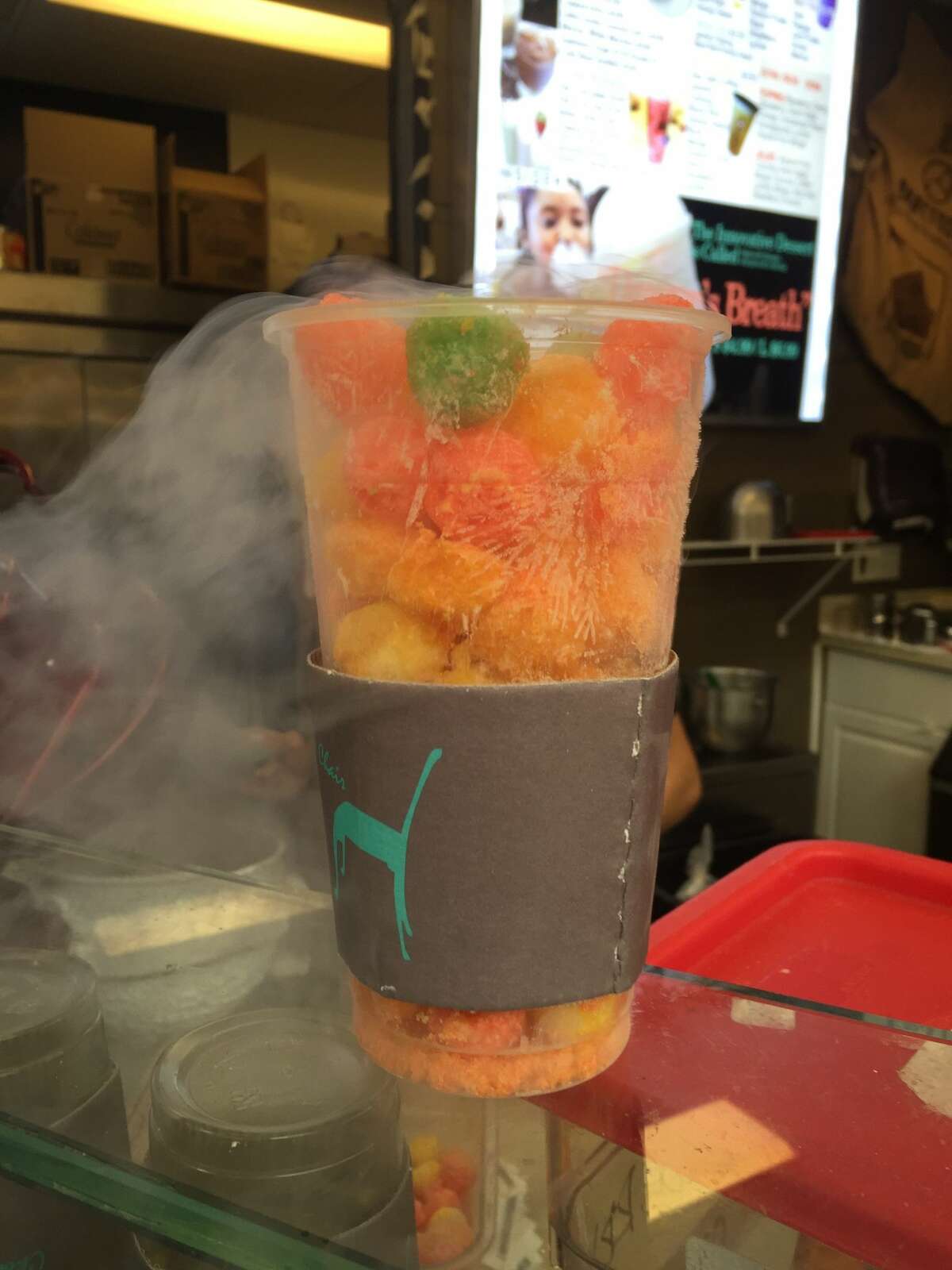 Japantown eatery has people breathing smoke with liquid nitrogen treat