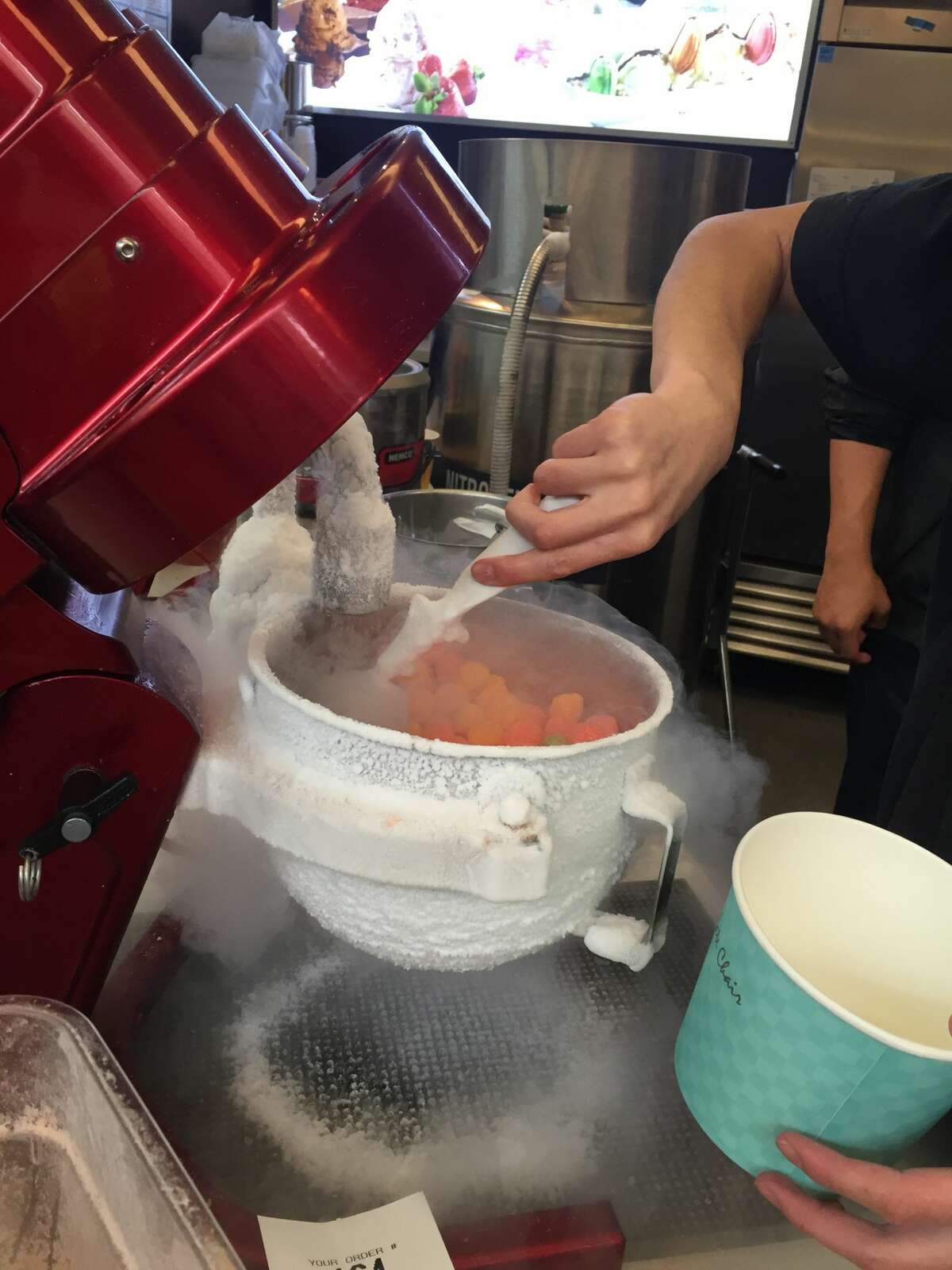 Japantown eatery has people breathing smoke with liquid nitrogen treat
