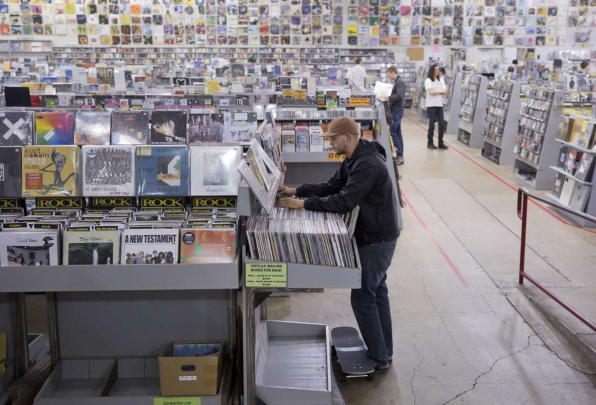 At Amoeba Music, obsessives always hunting for music