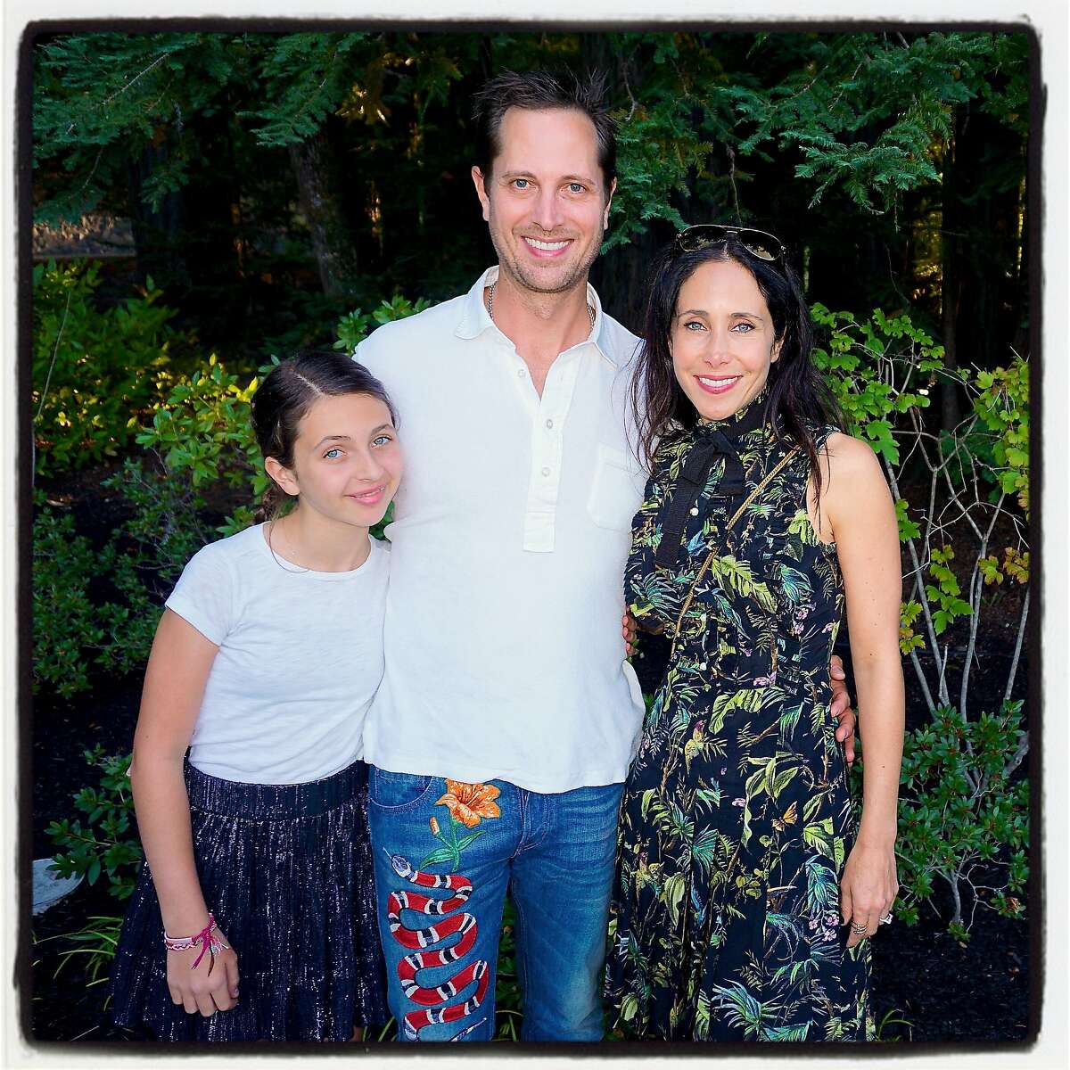 Norah and Norman Stone rock their Stonescape art party