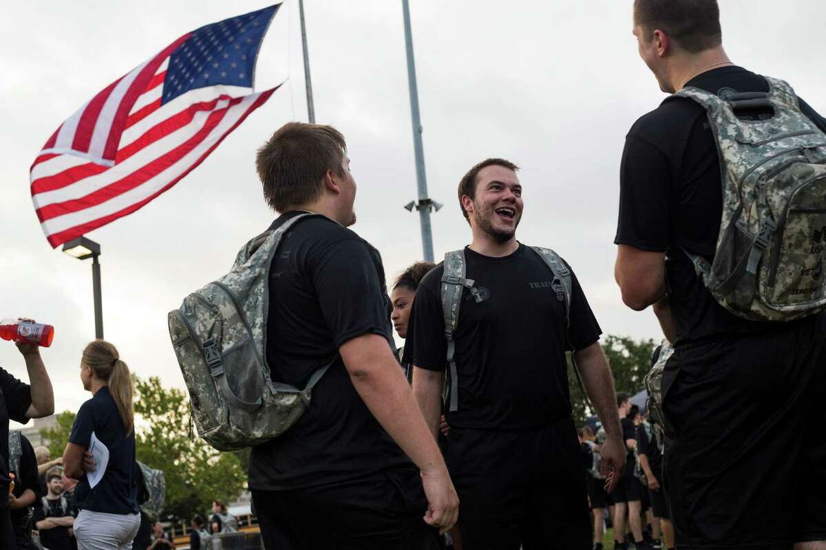 USAA employees endure basic training at San Antonio campus