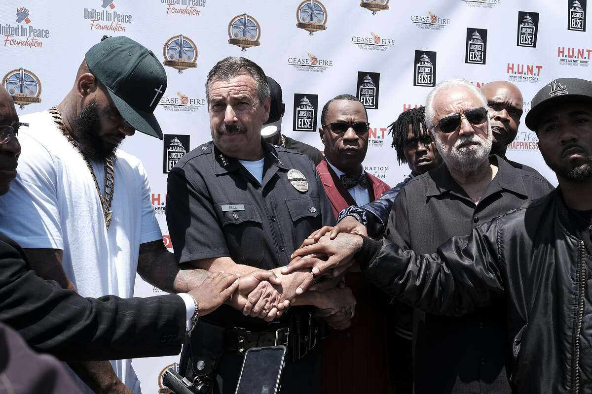 Big crowd attends rapper’s gang summit in Los Angeles