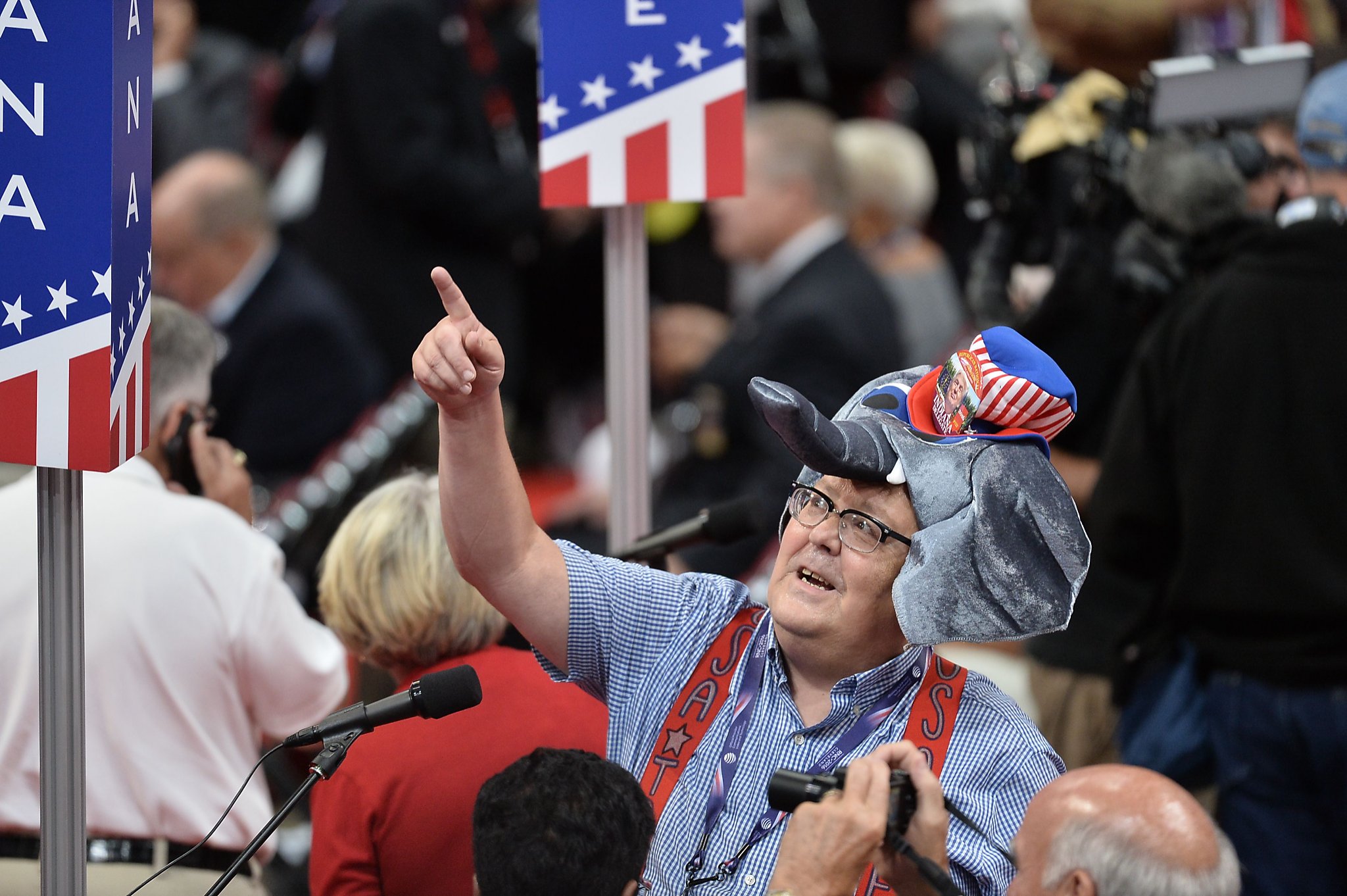 Trump forces quash revolt as Republican convention opens