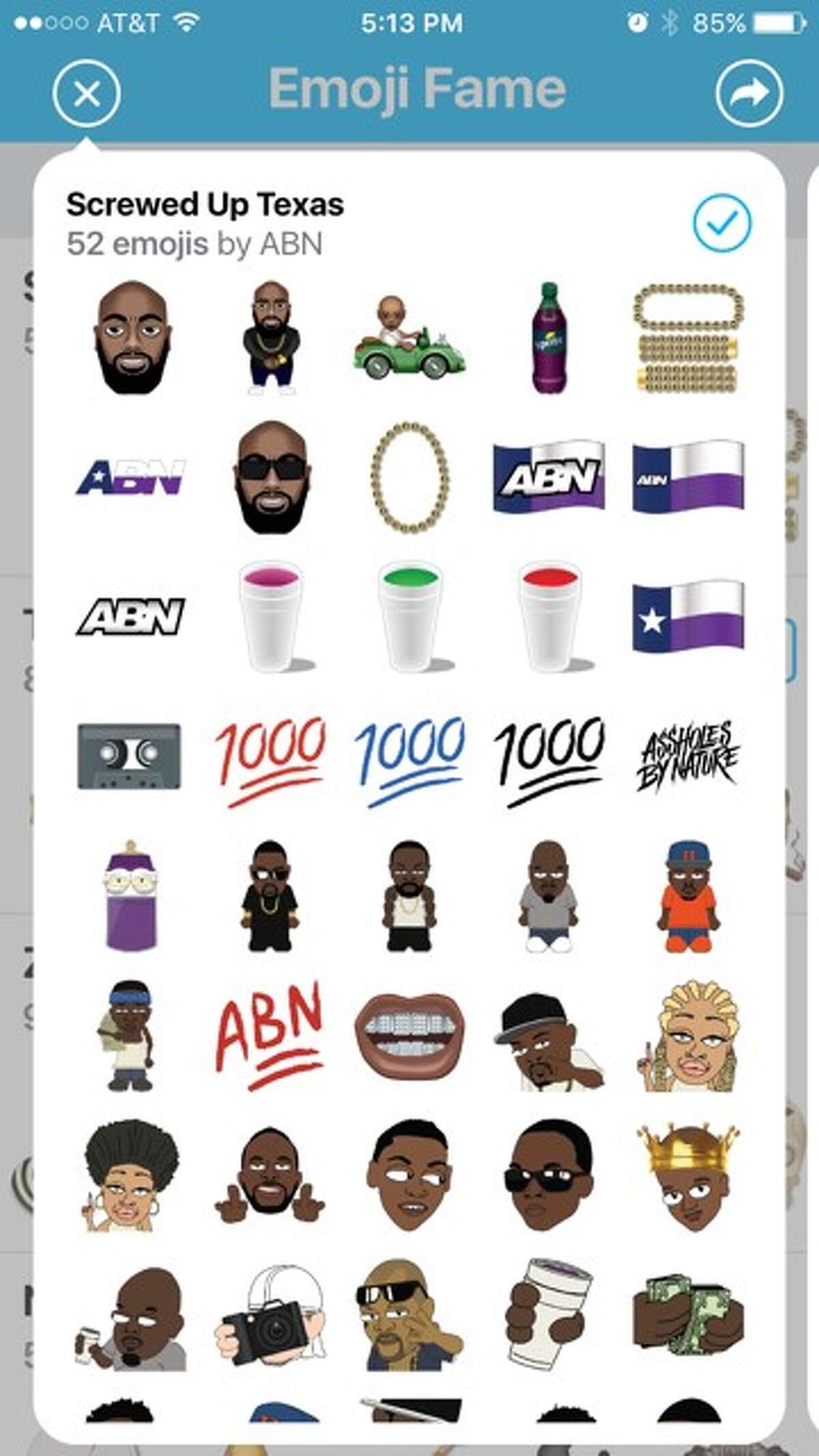 First look at rapper Trae Tha Truth's emoji set