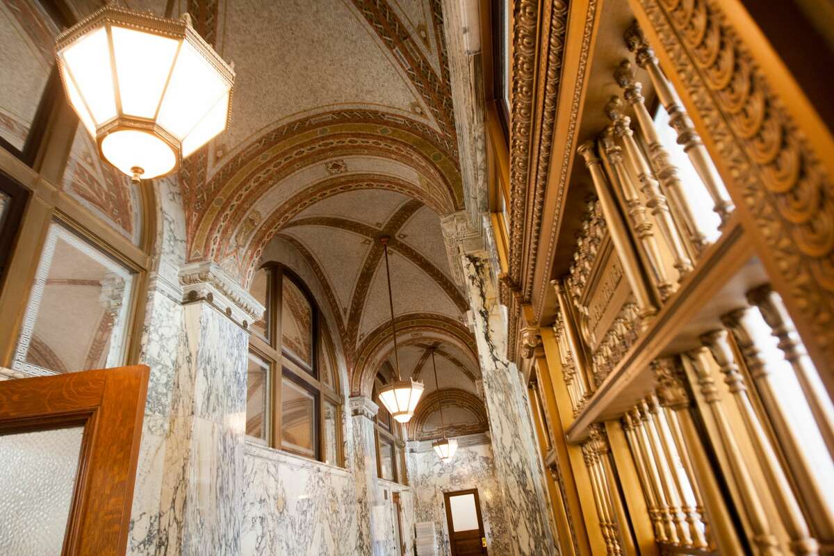 A San Francisco landmark, unassuming outside, boasts palatial grandeur ...