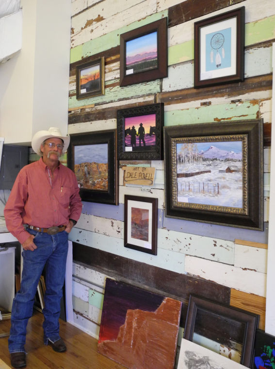 Artist paints Western scenes from memory