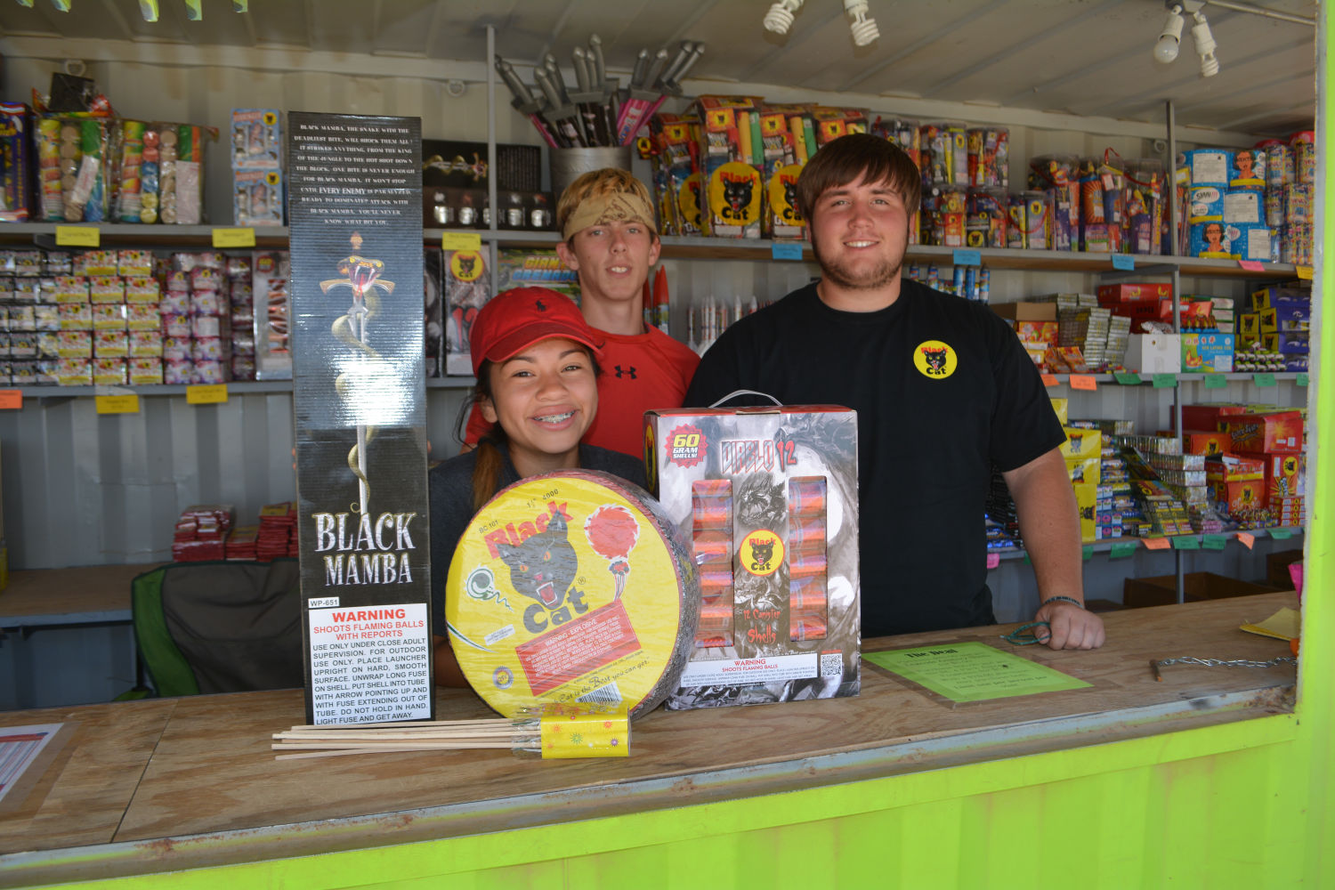 Fireworks stands open for business