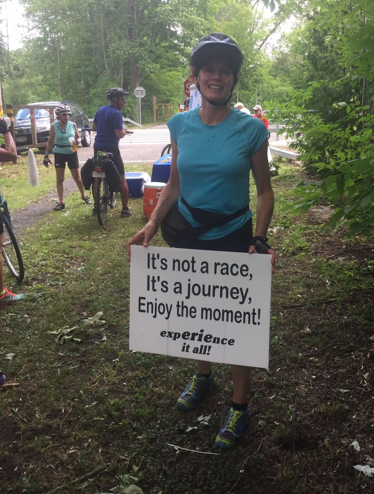 Fahy becomes first state legislator to cycle Canalway