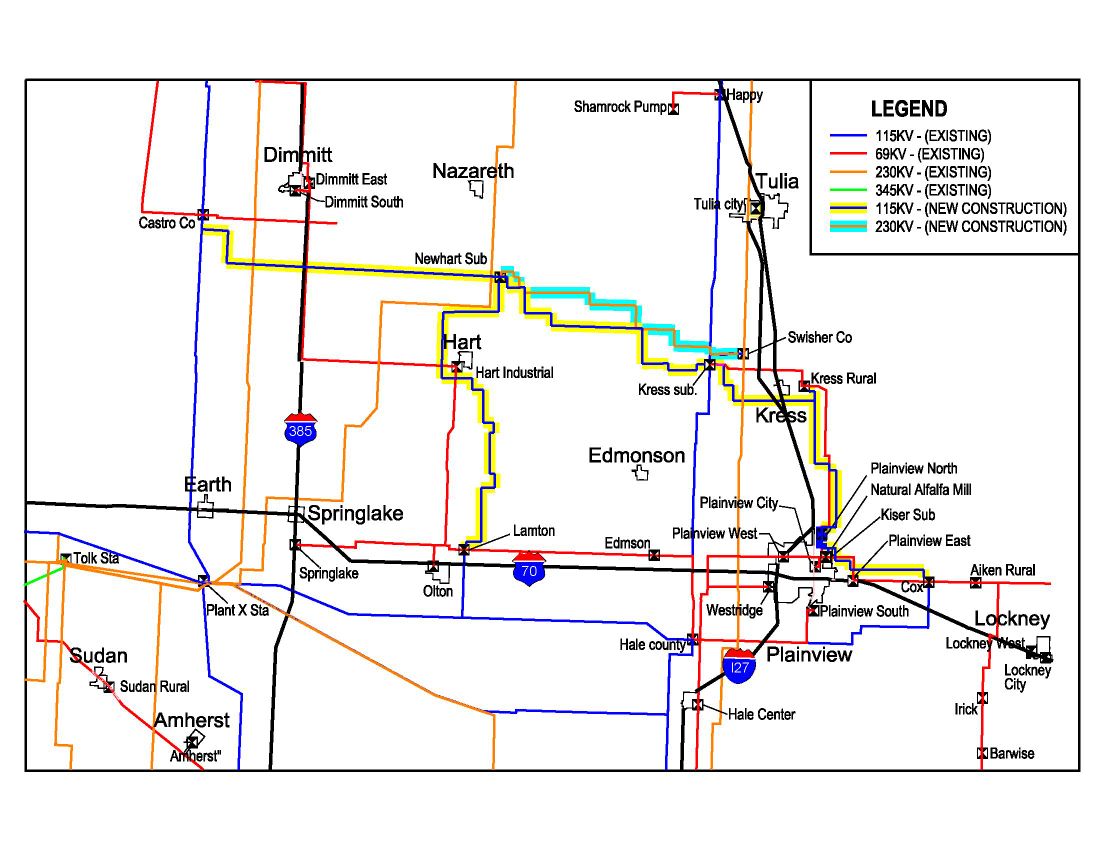 w/transmission line map Xcel energizes Kiser Substation 12-18-14