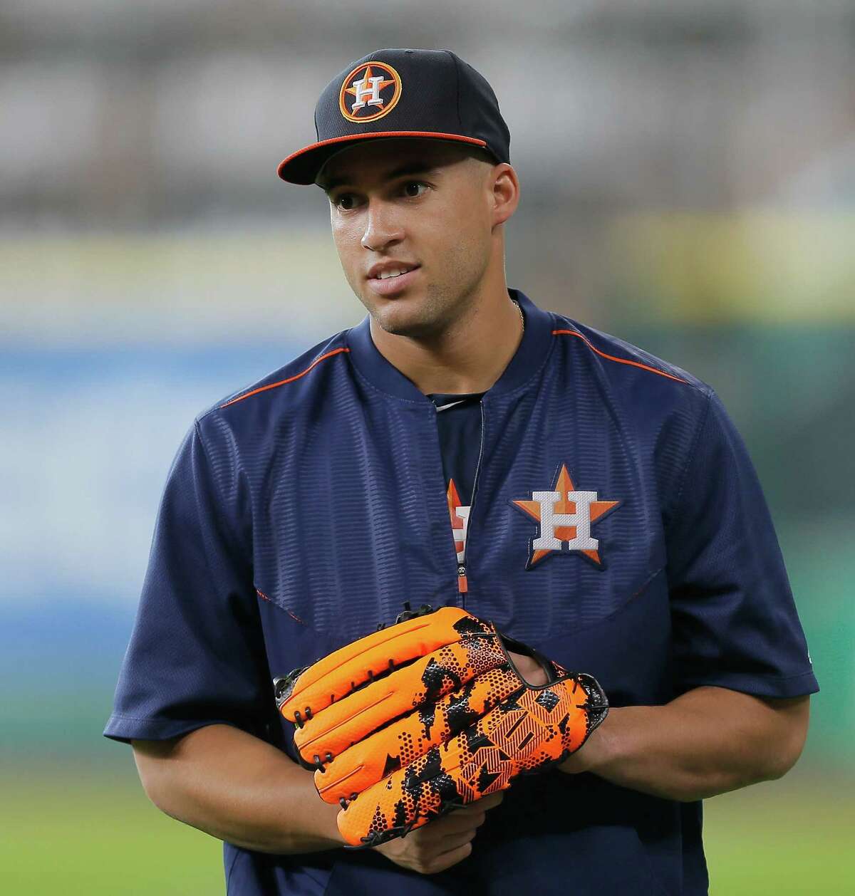 Astros' George Springer makes first 2016 start in center field