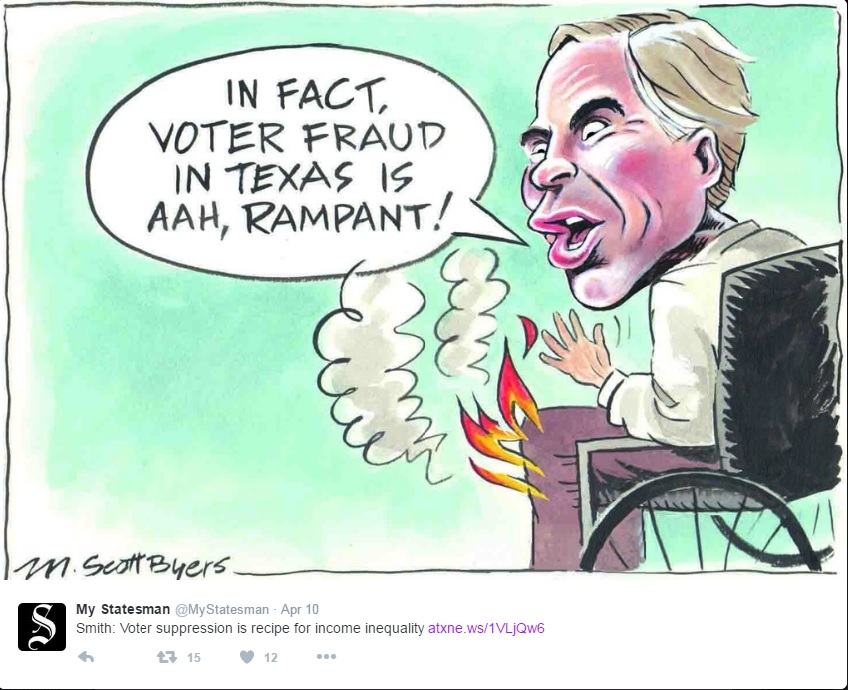 Austin newspaper tweets, deletes 'inappropriate' cartoon of Gov. Greg ...