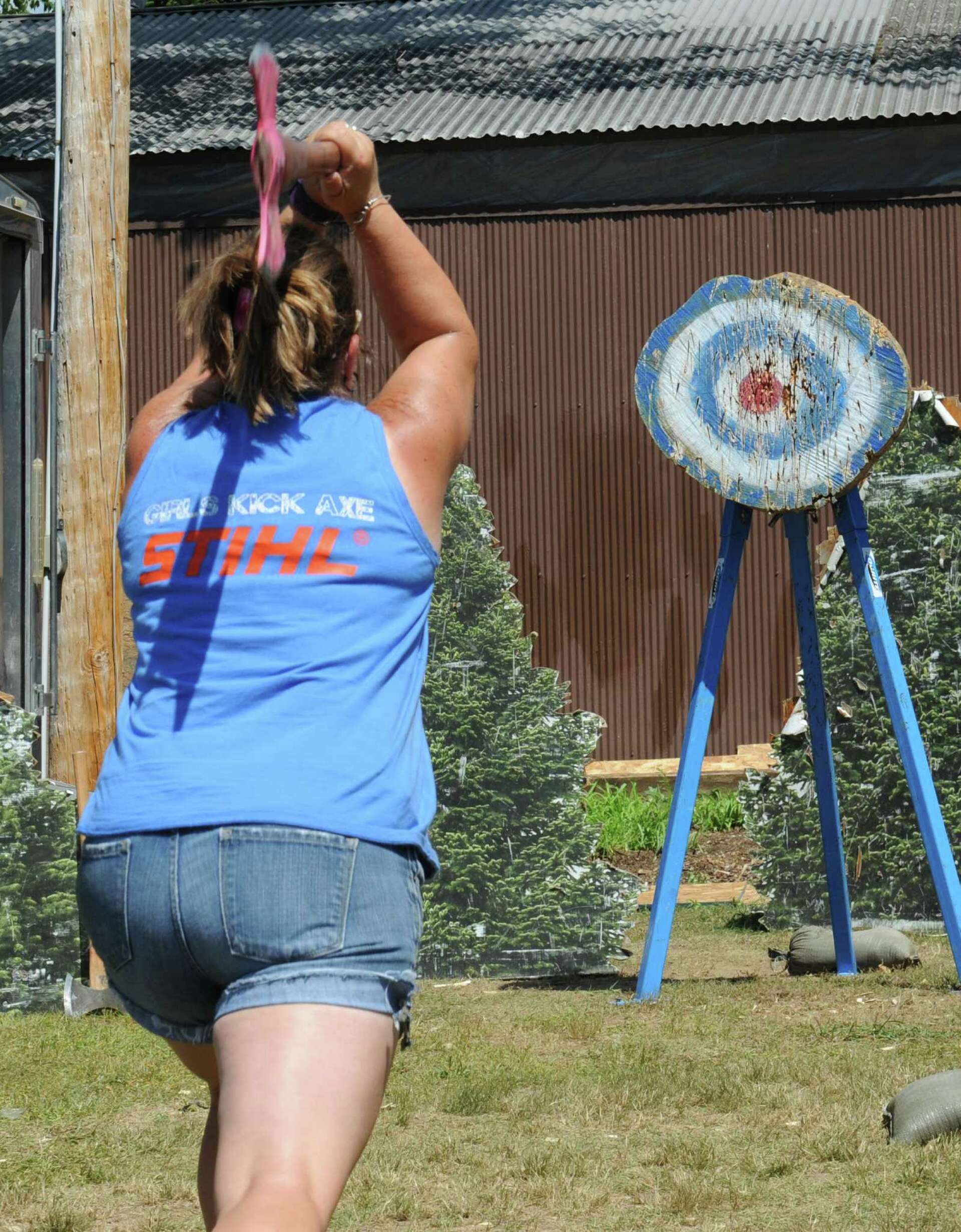 'Axe Women' lead regular lives — until they start chopping