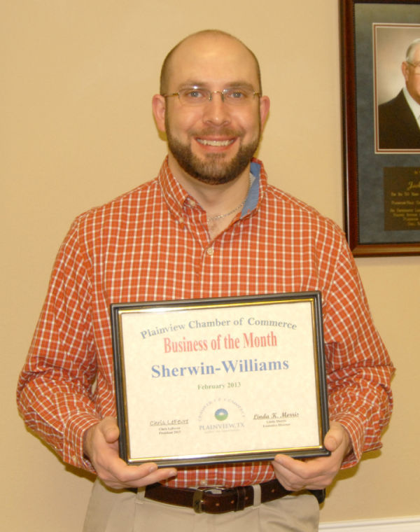 Sherwin Williams Co. is Business of Month