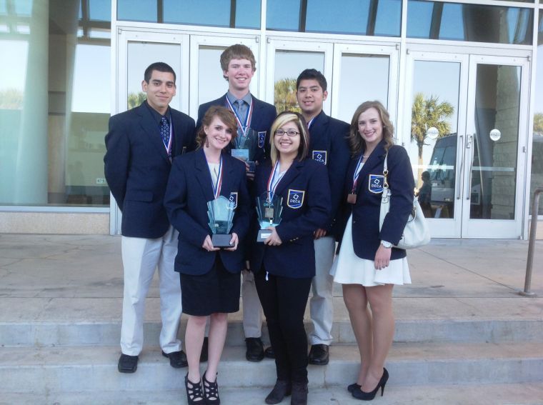 DECA students compete at conference