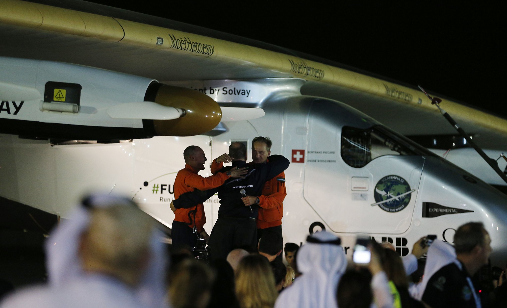 Round-the-world flight completed by solar aircraft