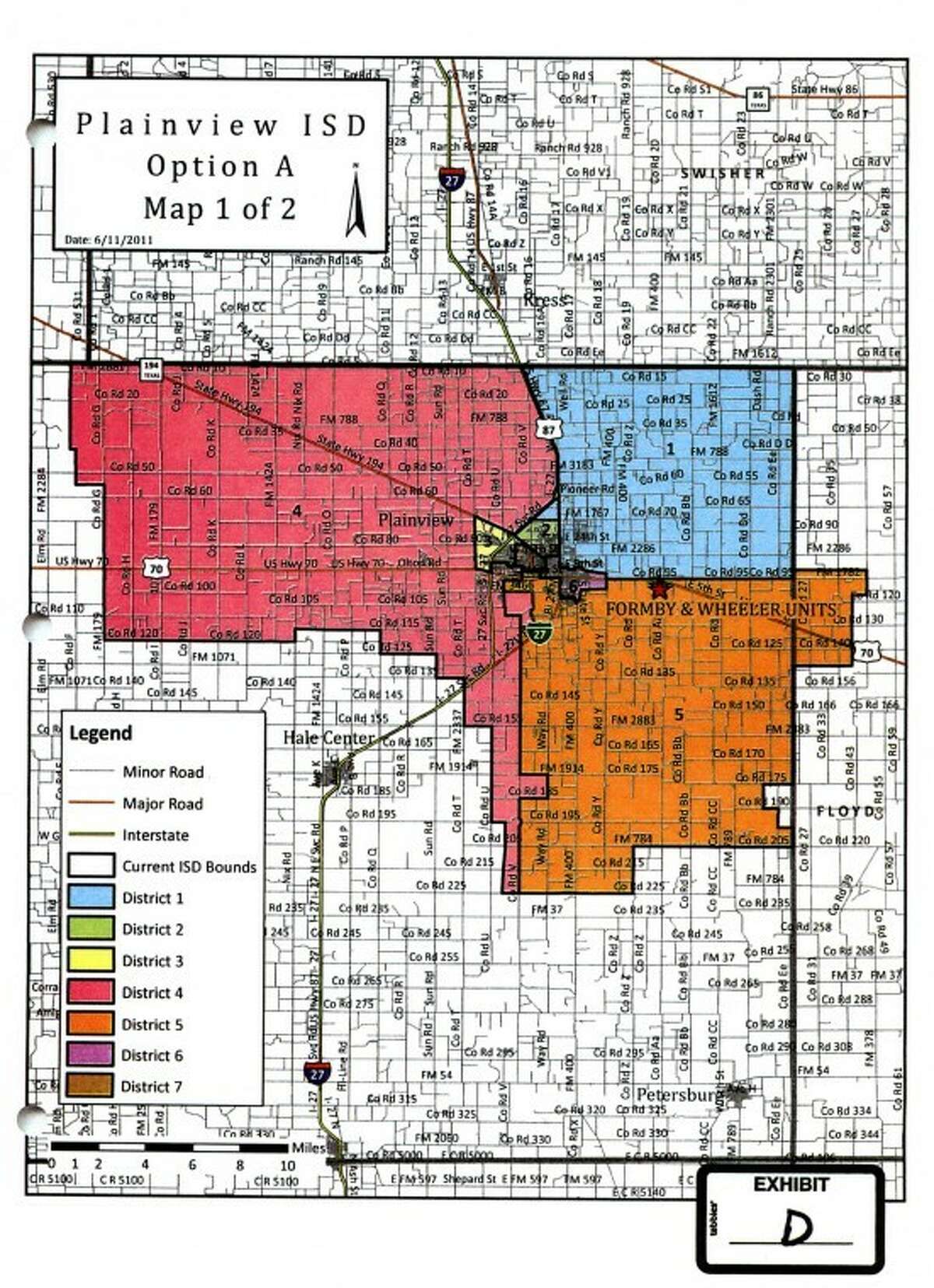 Plainview ISD trustees accept redistricting plan