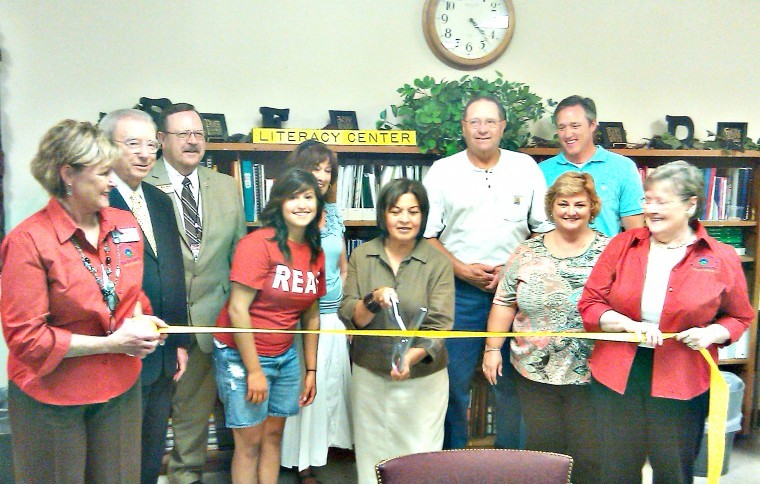 Literacy council ribbon cutting