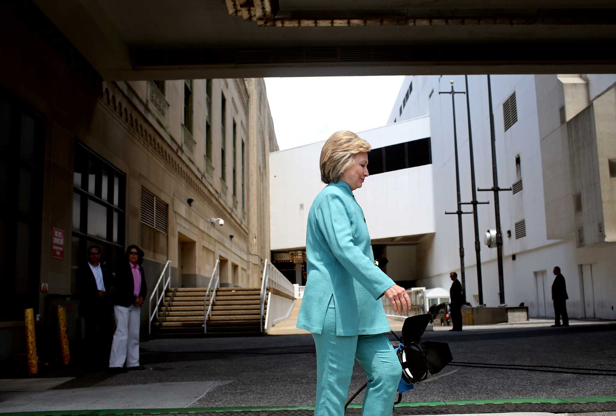 Fashion choices have made Clinton emblematic of her times