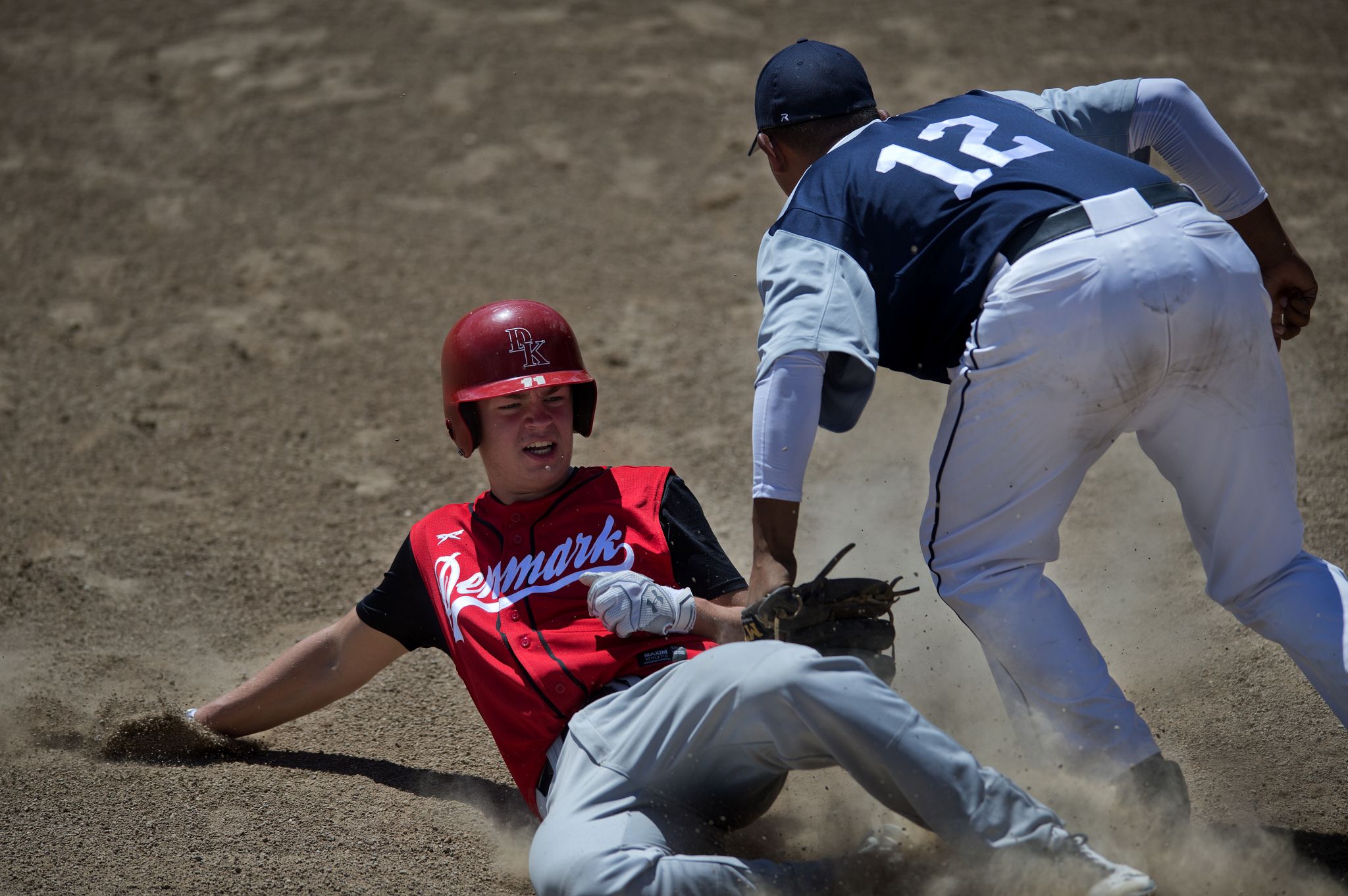 USA vs Denmark in fastpitch softball