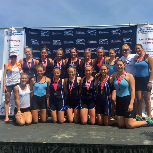 Greenwich Crew teams shine at national races