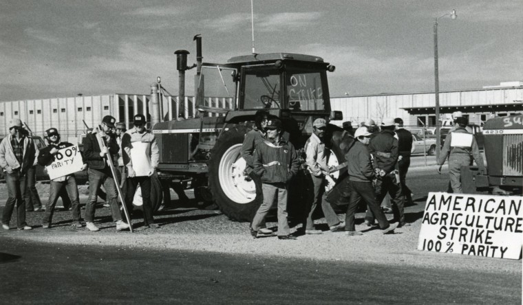 Low prices prompt 1977 farm strike