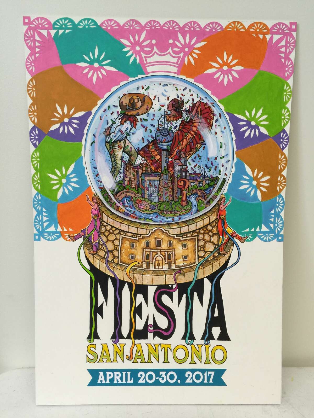 Finalists of the 2017 Official Fiesta Poster Contest