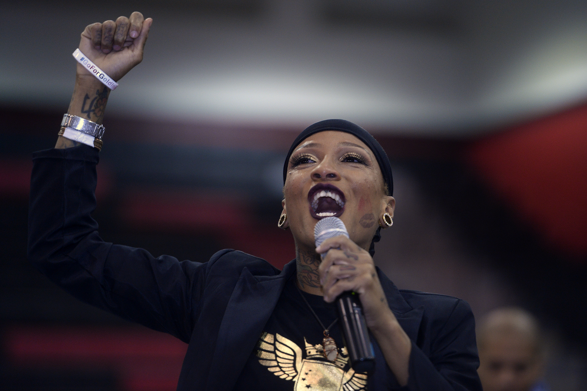 Photos: Olympic high jumper gets citywide send-off