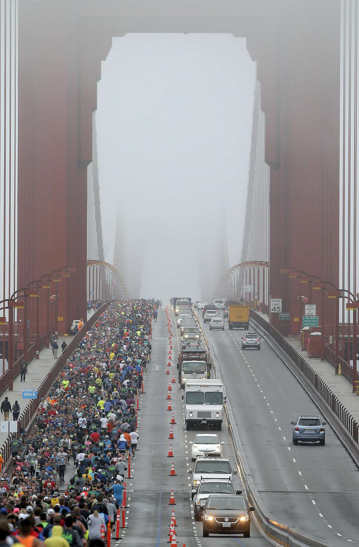Golden Gate Bridge to close northbound lanes for SF Marathon