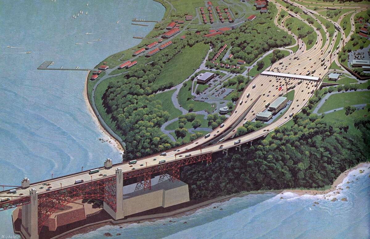 Golden Gate Bridge lower deck? Images from all the times it almost happened