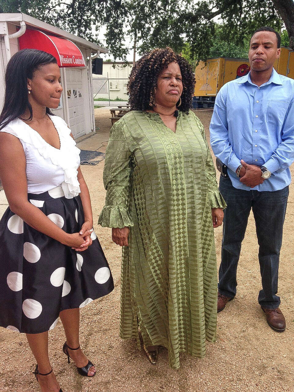 Mother preaches just days after her son and daughter-in-law are slain