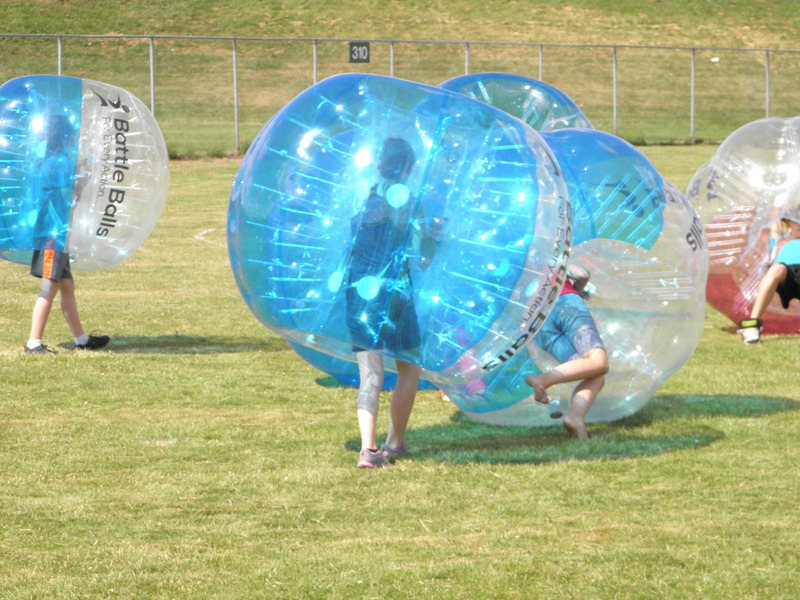 Bay City man launches Tri-City Bubble Ball business