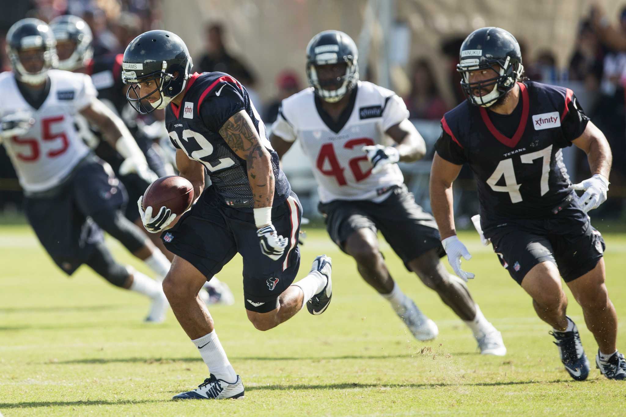 Ex-truck driver Wendall Williams 'gets chills' as Texans rookie