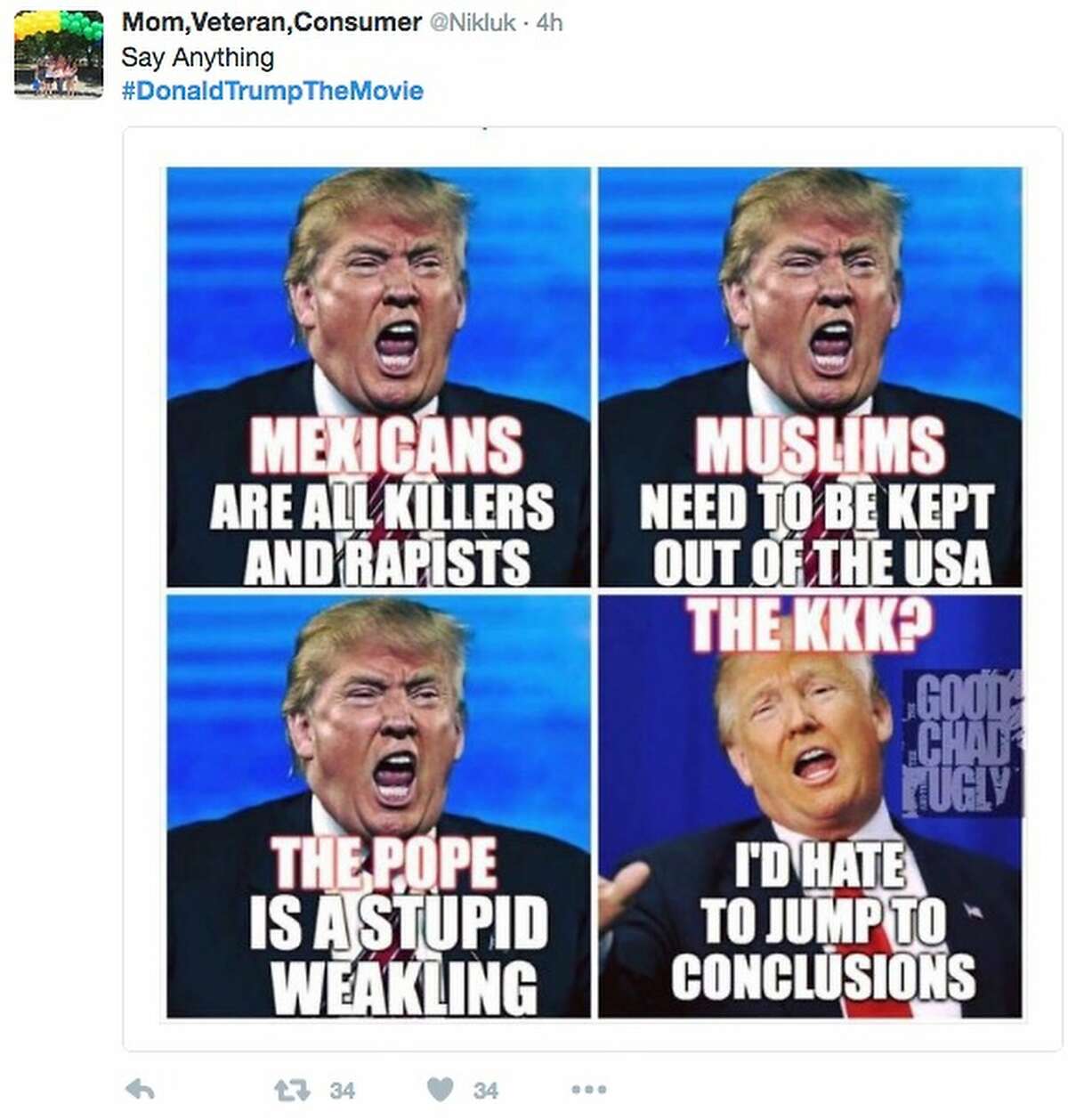 Twitter skewers Trump with #DonaldTrumpTheMovie