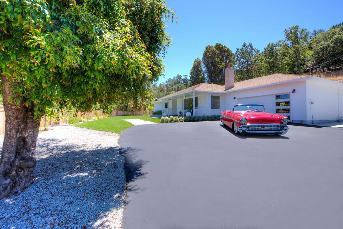 Vibrant landscape surrounds secluded ranch home in San Rafael
