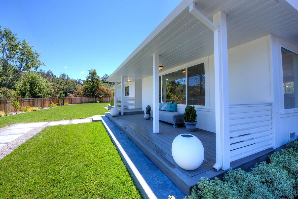 Vibrant landscape surrounds secluded ranch home in San Rafael