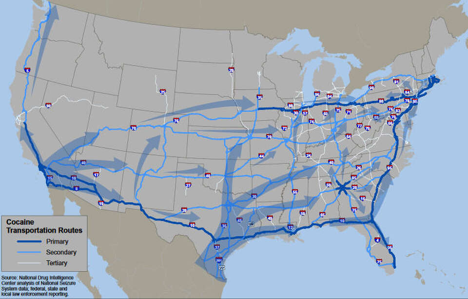 Dea Maps Show Where Mexican Drug Cartels Hold Sway In Texas