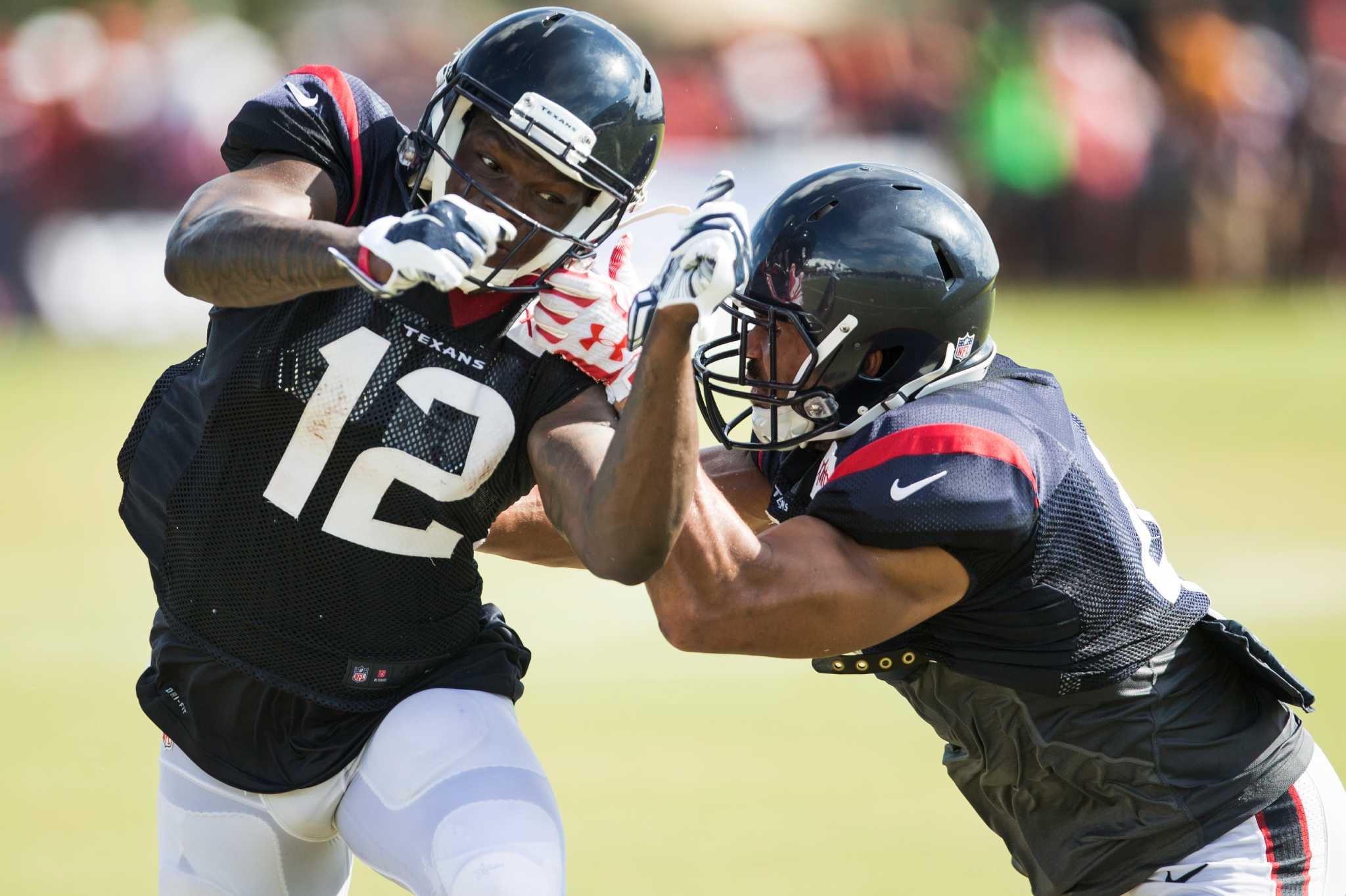 Texans' Keith Mumphery, Robert Nelson fight at practice