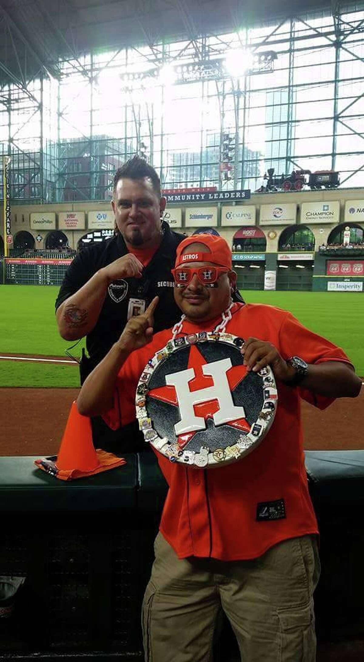 Chaz Taylor, the man with the best hair at Minute Maid Park, tells all
