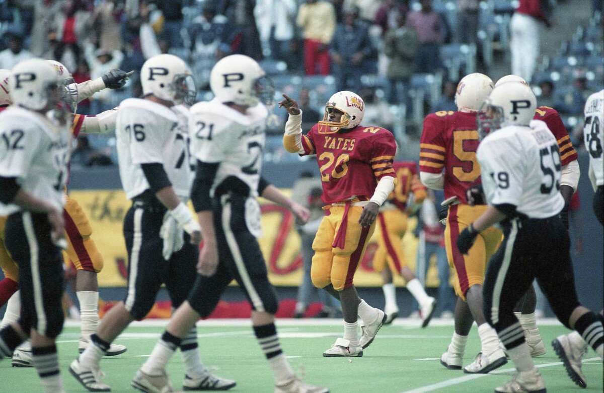 Yates set standard with state football title in '85