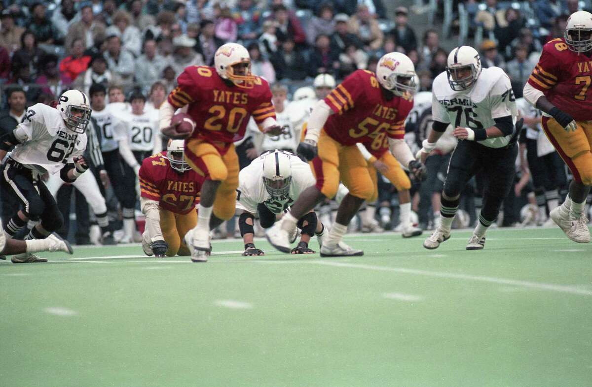 Yates set standard with state football title in '85