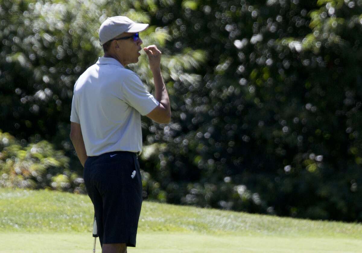 Steph Curry golfs with President Obama for the second year in a row